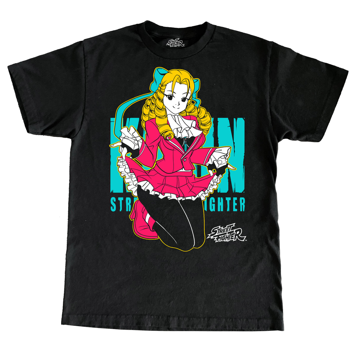 CAPCOM STREET FIGHTER KARIN "PIN-UP" TSHIRT. – Nerds Clothing