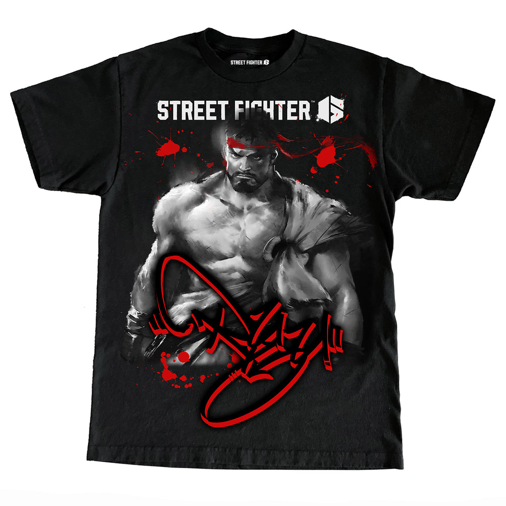 CAPCOM SF6 RYU"OVERSIZED PRINT" SHIRT – Nerds Clothing