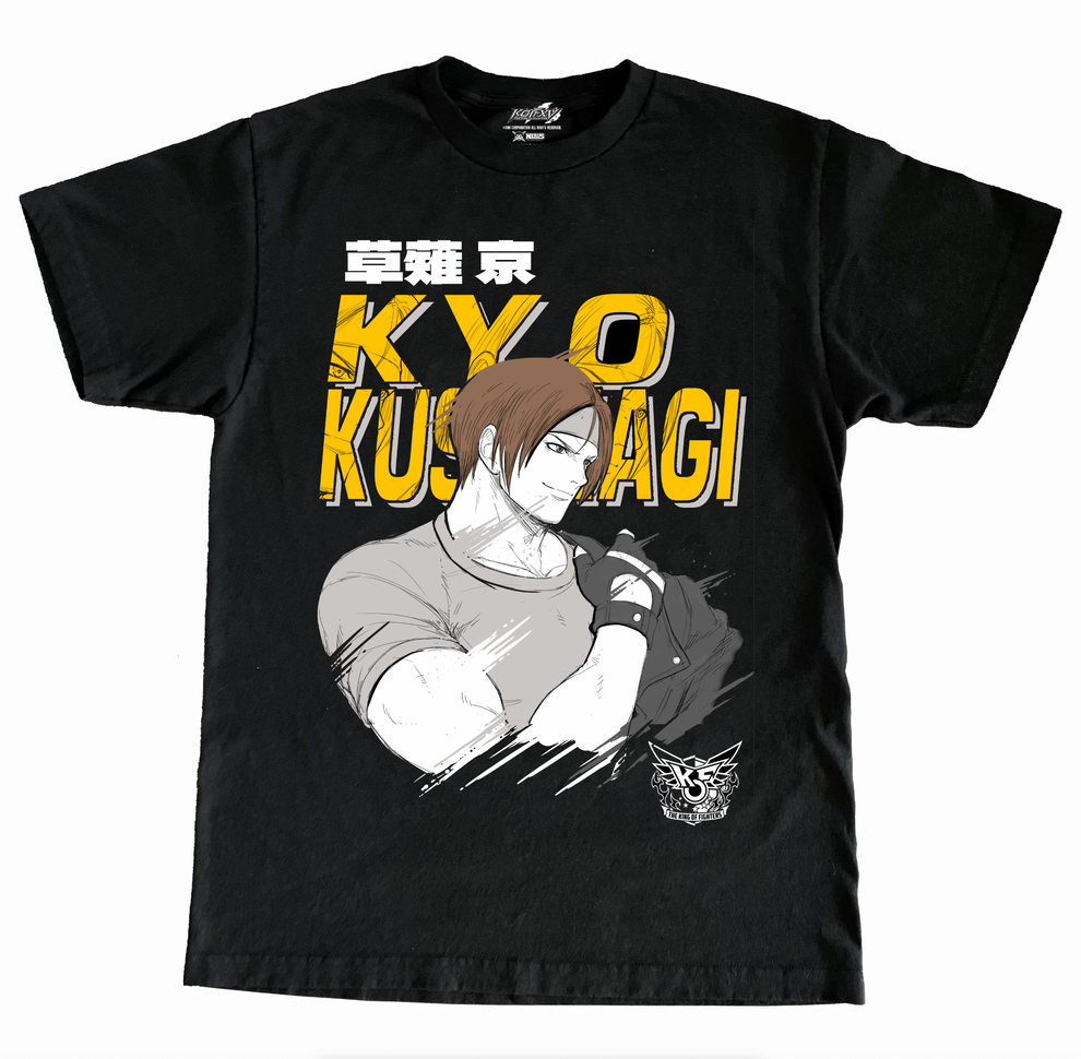 THE KING OF FIGHTERS XV KYO KUSANAGI SKETCH T-SHIRT – Nerds Clothing